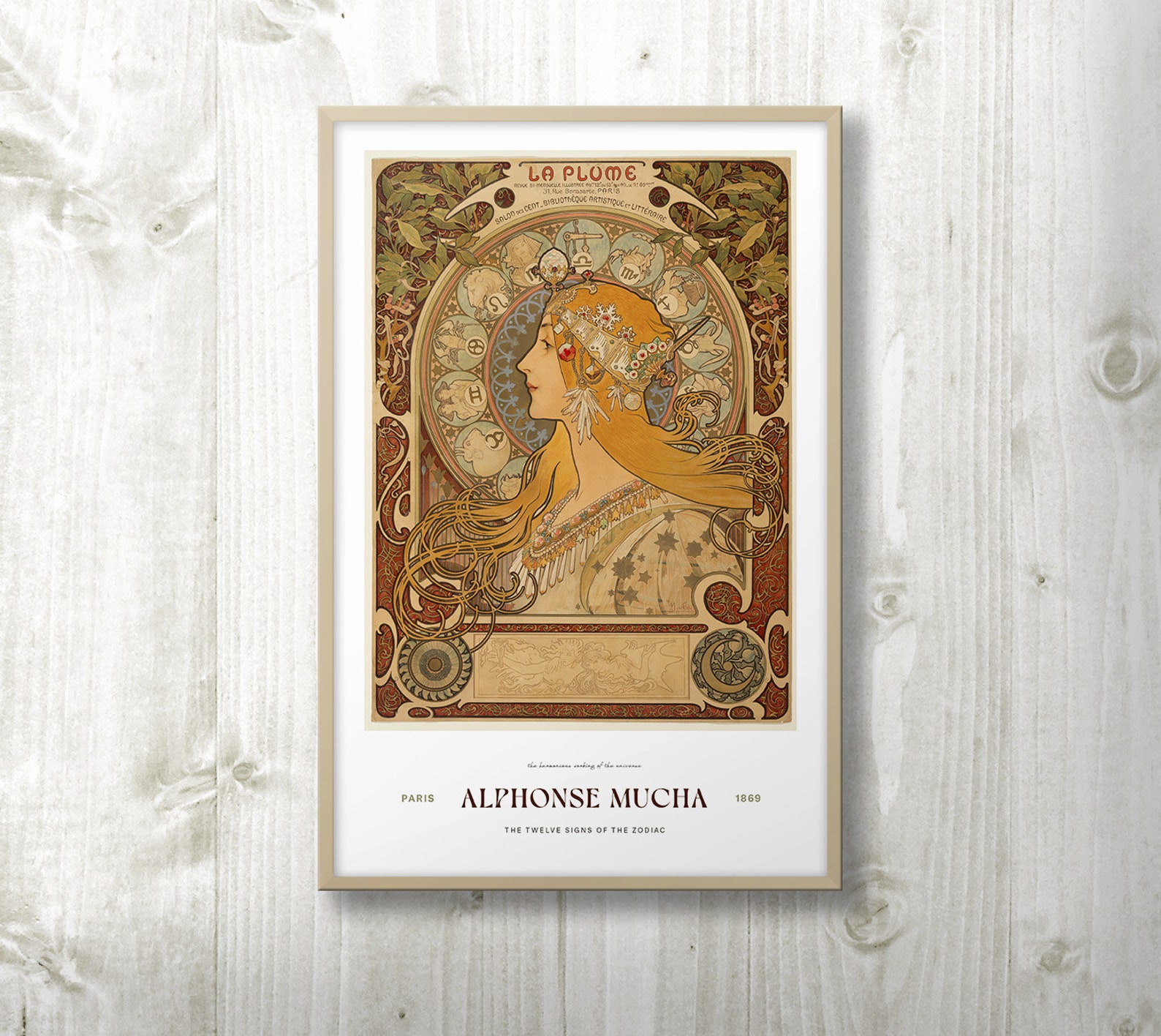 Alphonse Mucha Zodiac Framable Print Various Sizes for Your Space ...