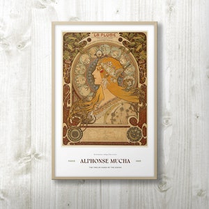 Alphonse Mucha Zodiac Framable Print Various Sizes for Your Space ...