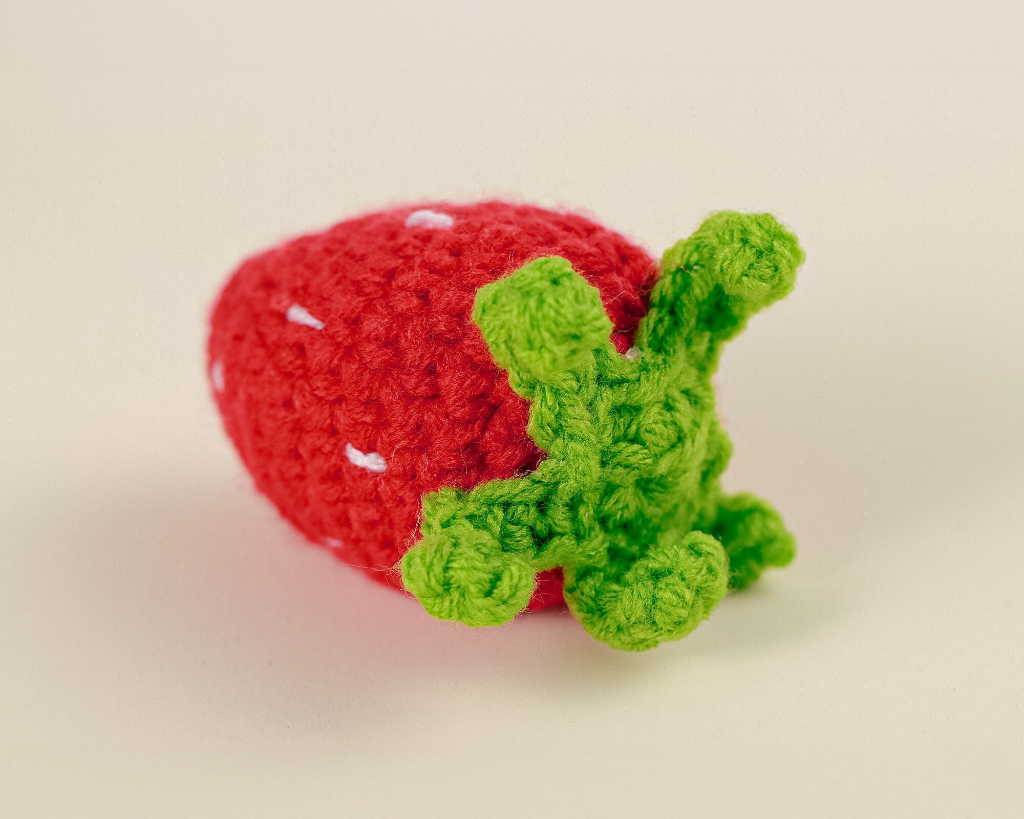 Crochet Strawberry for Decoration Handmade Crochet Strawberry ...