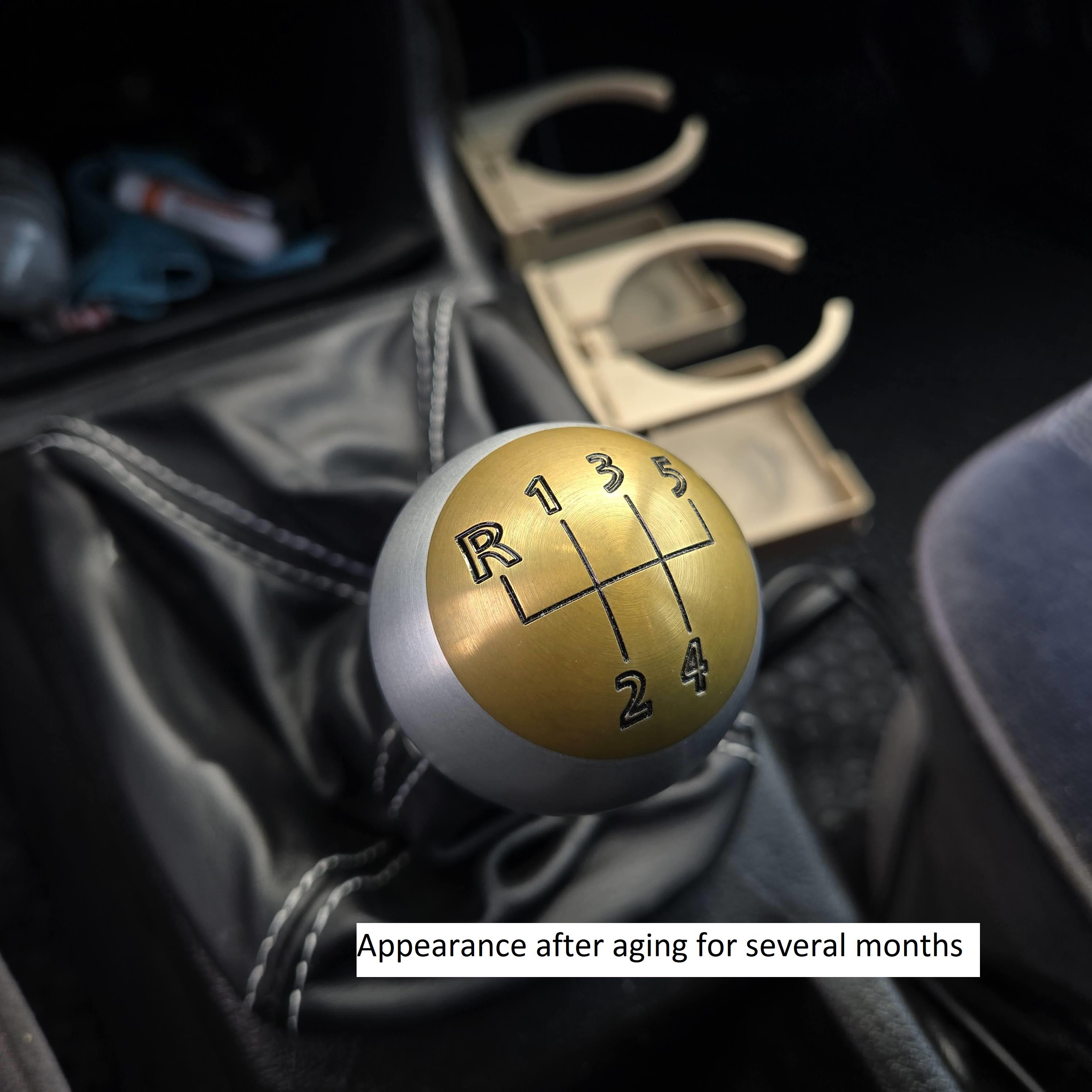 Custom Engraved Billet Aluminum With Brass Inlay Shift Knobs for Any ...
