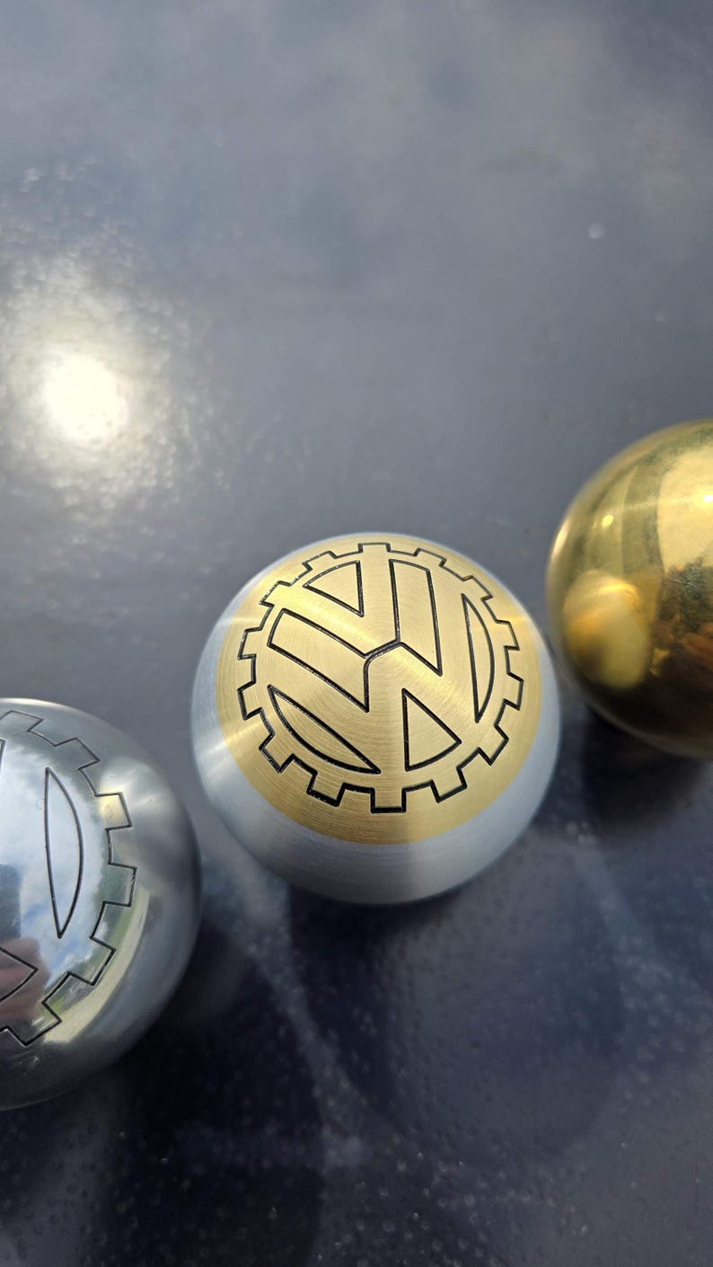 Custom Engraved Billet Aluminum With Brass Inlay Shift Knobs for Any ...