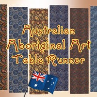 Mustard Wattle Cotton Canvas Table Runner: Australian Native Design - Etsy