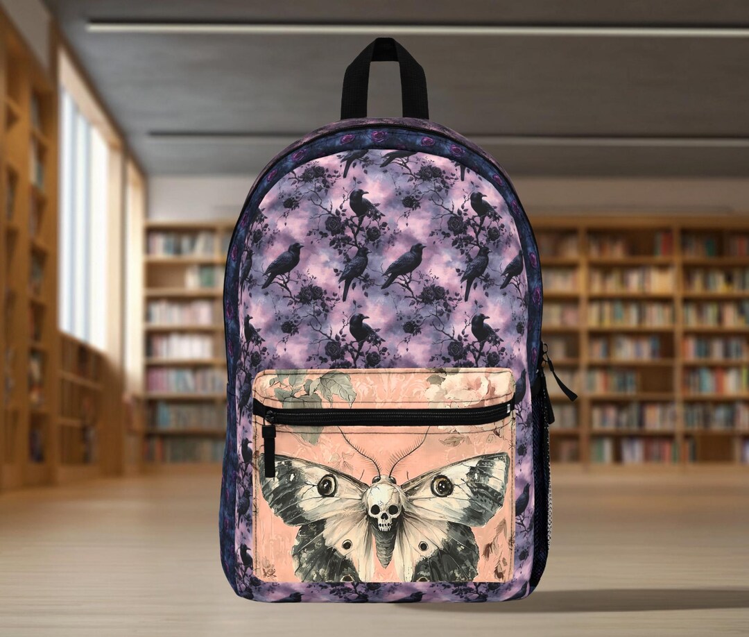 Gothic Romantic Backpack Dark Aesthetics School Bag Cottagecore ...