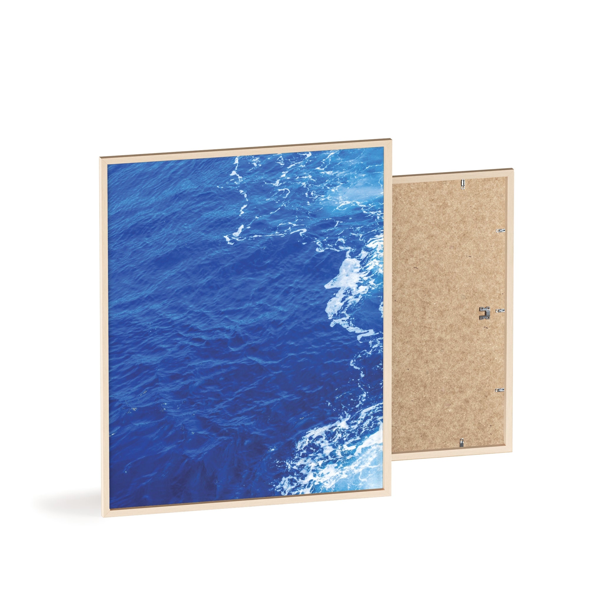 Ocean Blue: Rhythms of the Sea / Posters With Wooden Frame - Etsy