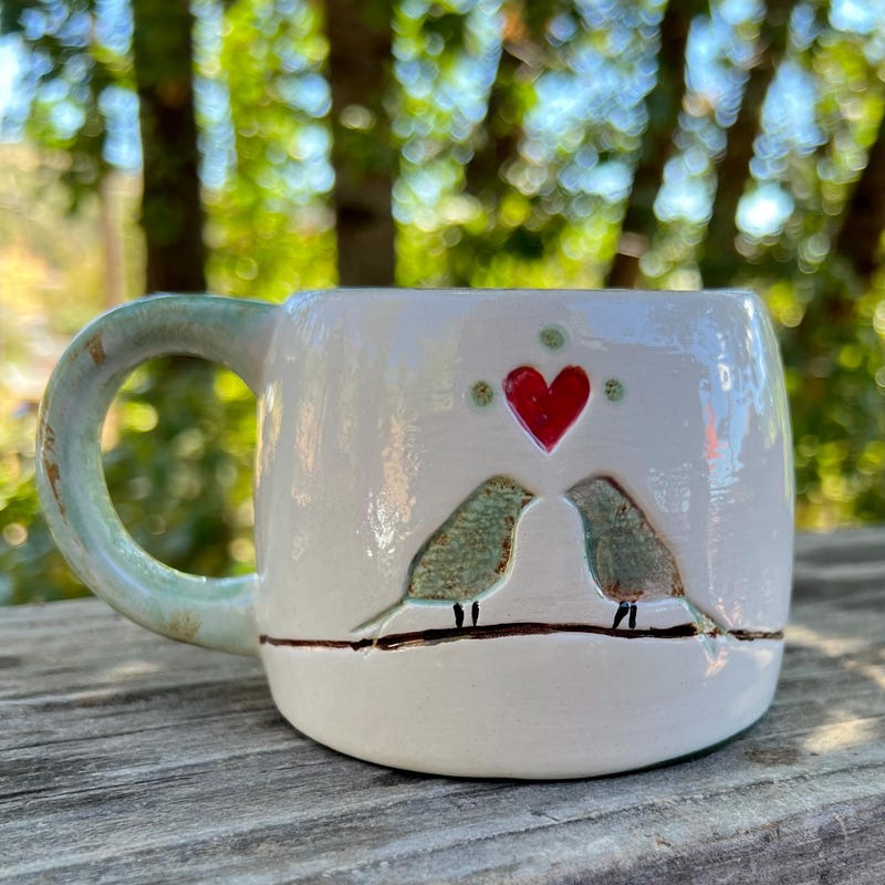 Pottery Birds - Etsy
