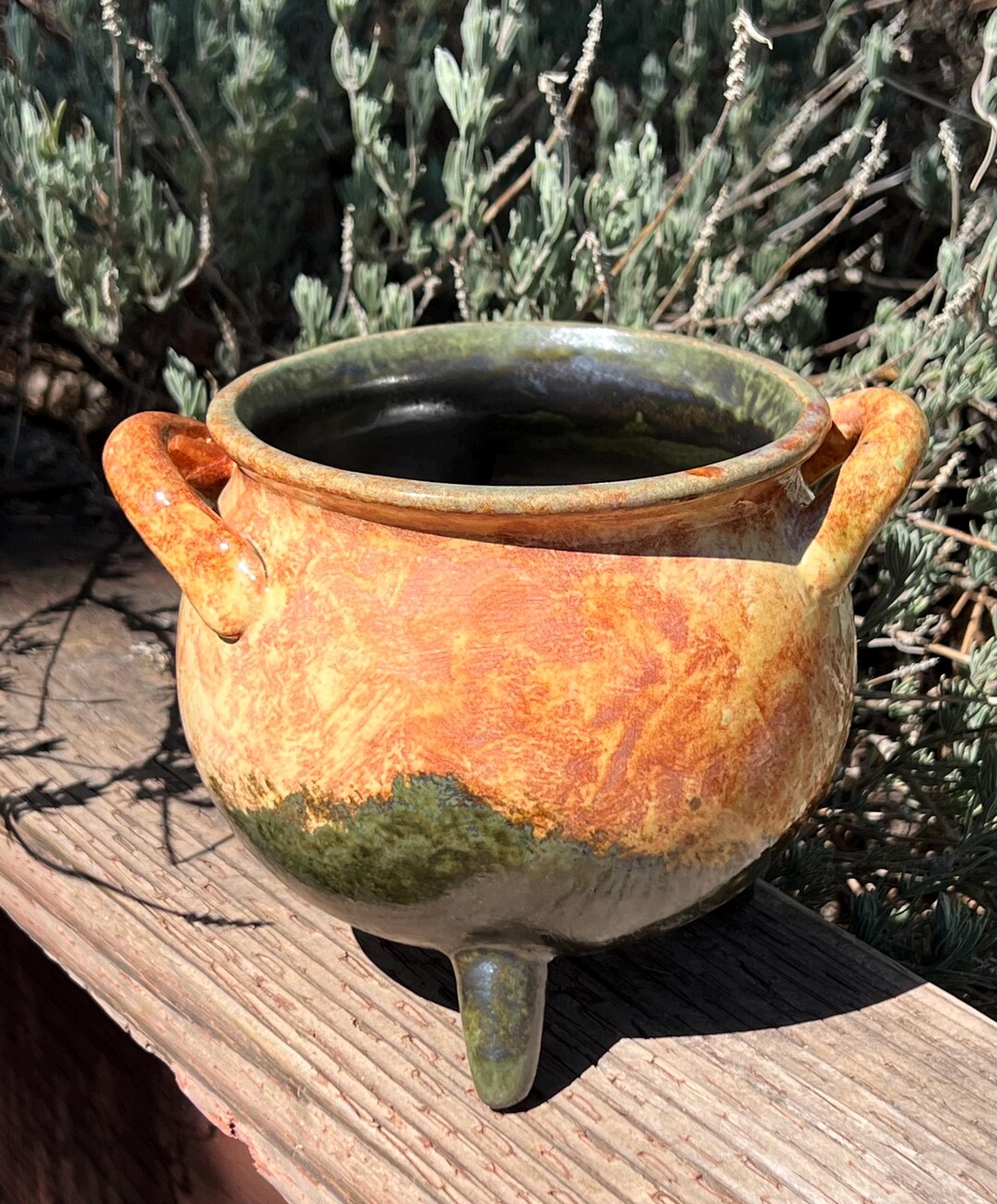 Ready to Ship Cauldron Bowl Wicca Wiccan Pottery Incense Bowl and More ...