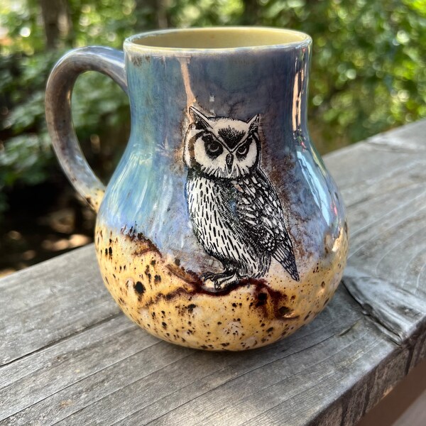 Pottery Owl - Etsy