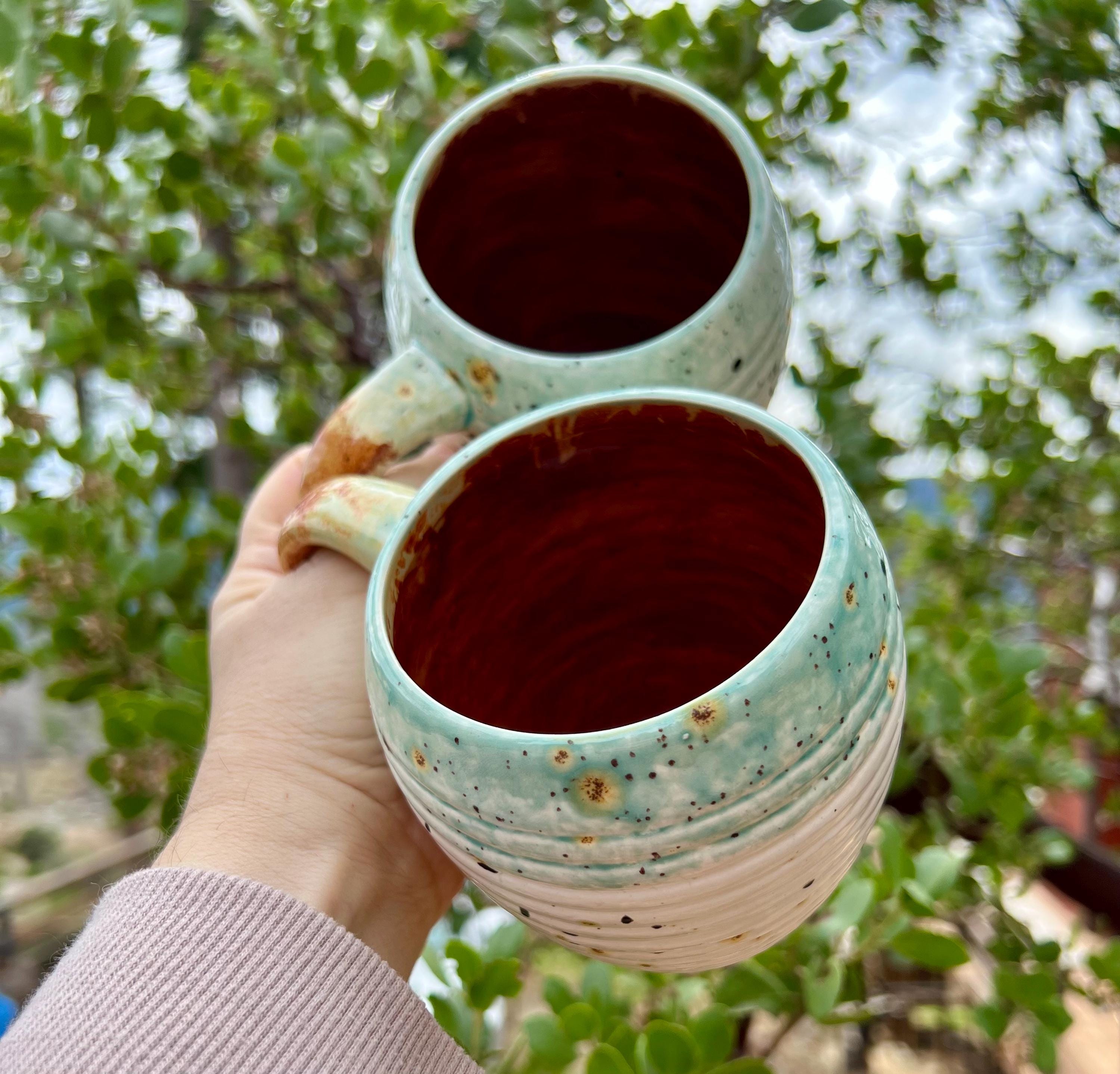 Bee Hive Pottery Mug: 16 Oz Coffee Tea Cup - Etsy