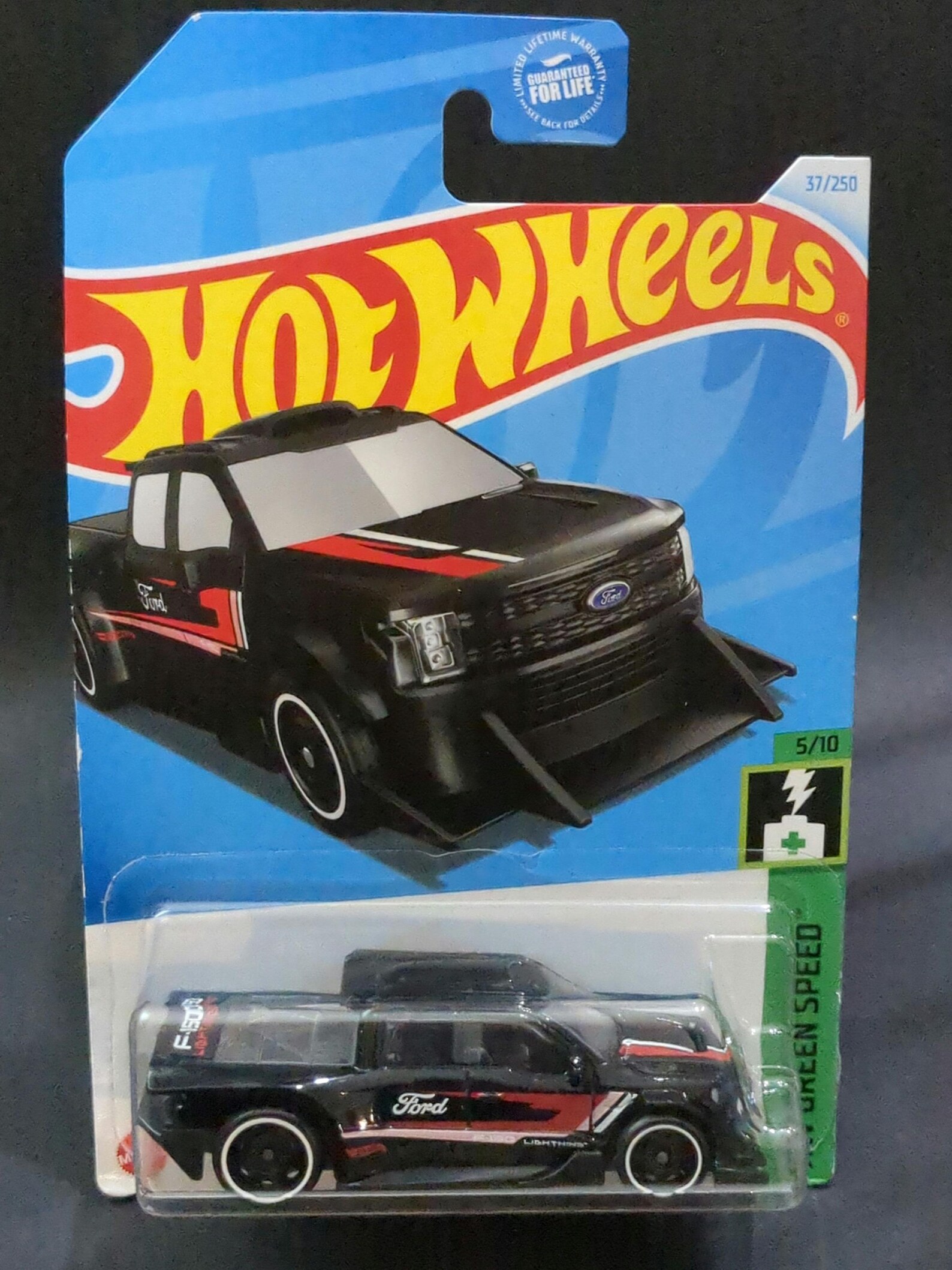 Ford F-150 Lightning Custom (HW Green Speed) Black - Etsy