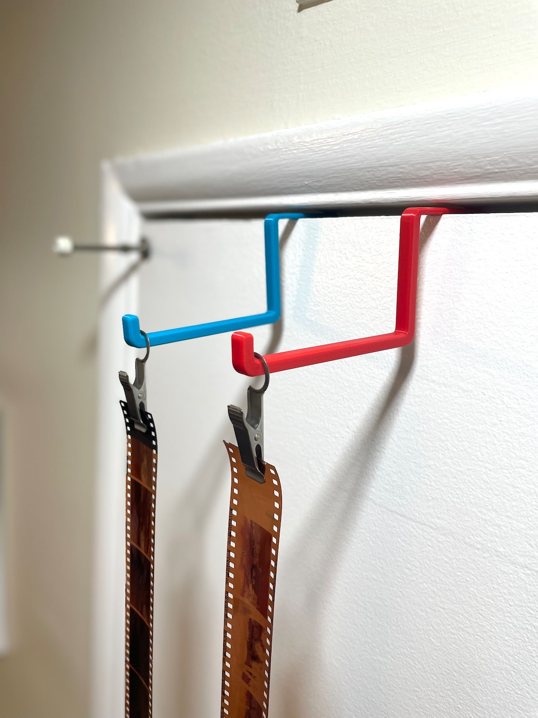 Film Drying Hooks -- Hang Your Wet Film Over the Door to Dry, No String ...