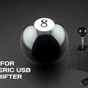 Sim Racing/jdm Manual Shift Knob 8 Ball | Compatible With Simagic Ds-8x ...