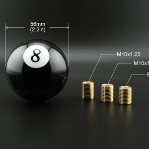 Sim Racing/jdm Manual Shift Knob 8 Ball | Compatible With Simagic Ds-8x ...