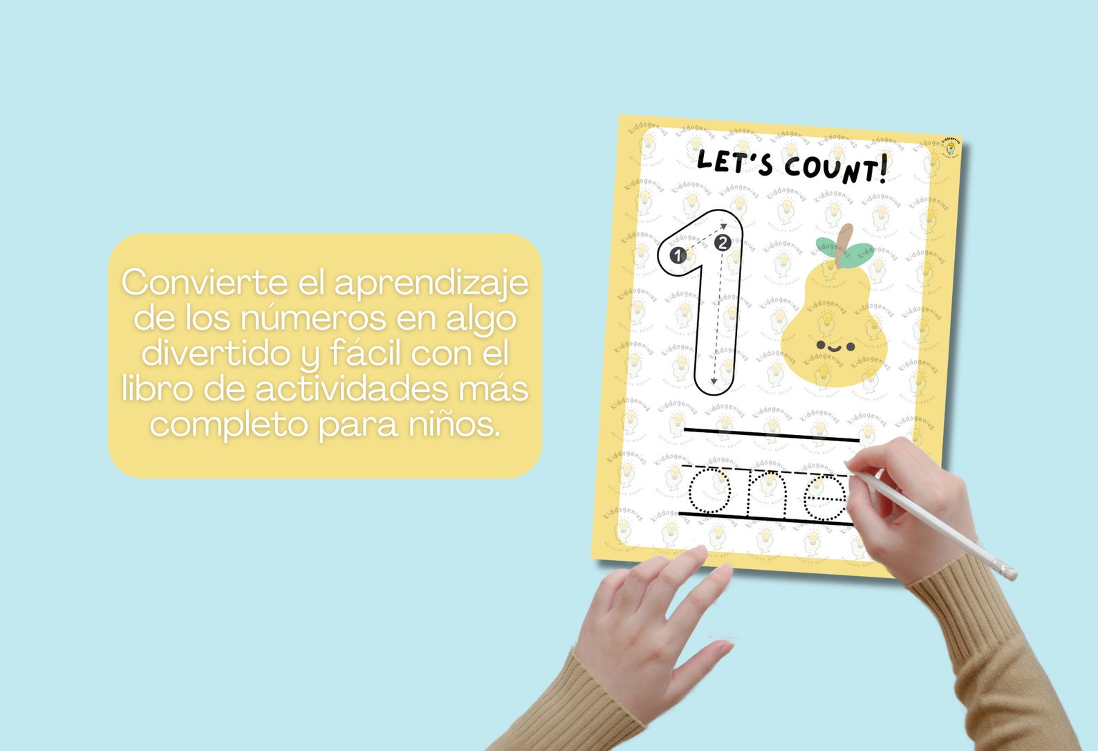 Mis Primeros Números: Libro De Actividades Para Niños. Set 33 Páginas ...