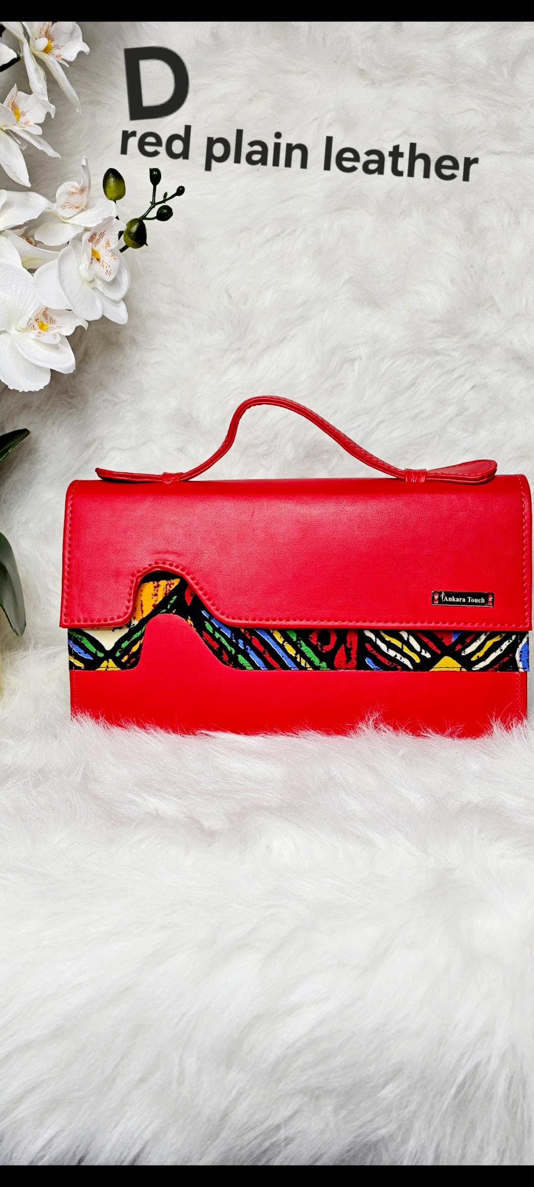Handmade, Leather & Ankara Handbag " Taji Luxe" - Stylish African ...