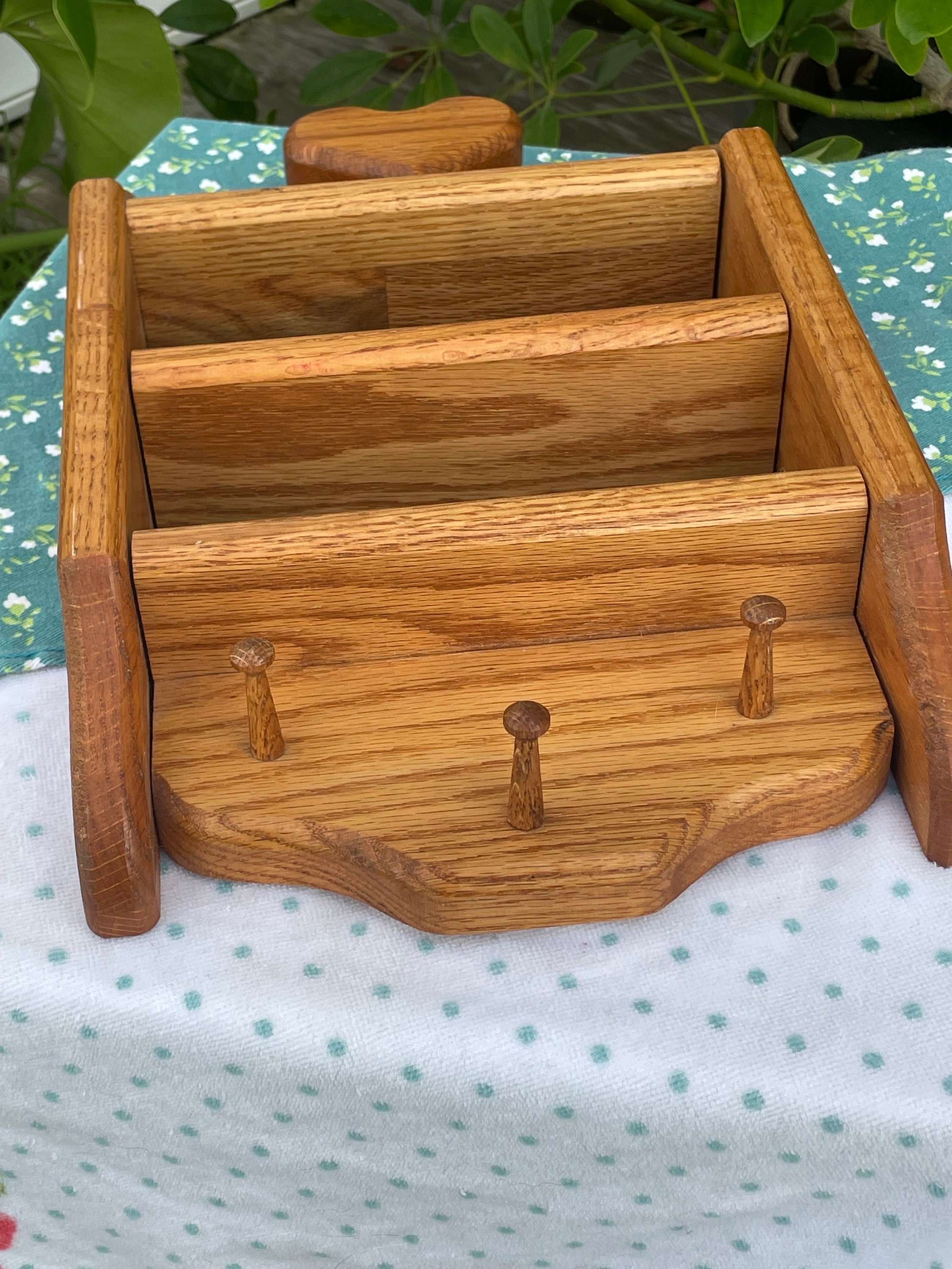 Wood Shelf Spice Rack Vintage Wall Decor With Heart Motif - Etsy