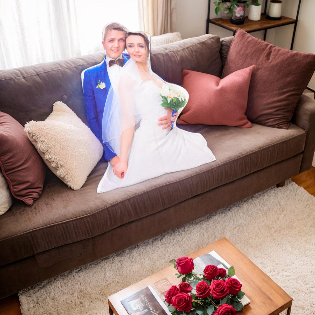 Personalized 3D Shaped Pillow From Photo, Boyfriend Face Pillow, Photo ...