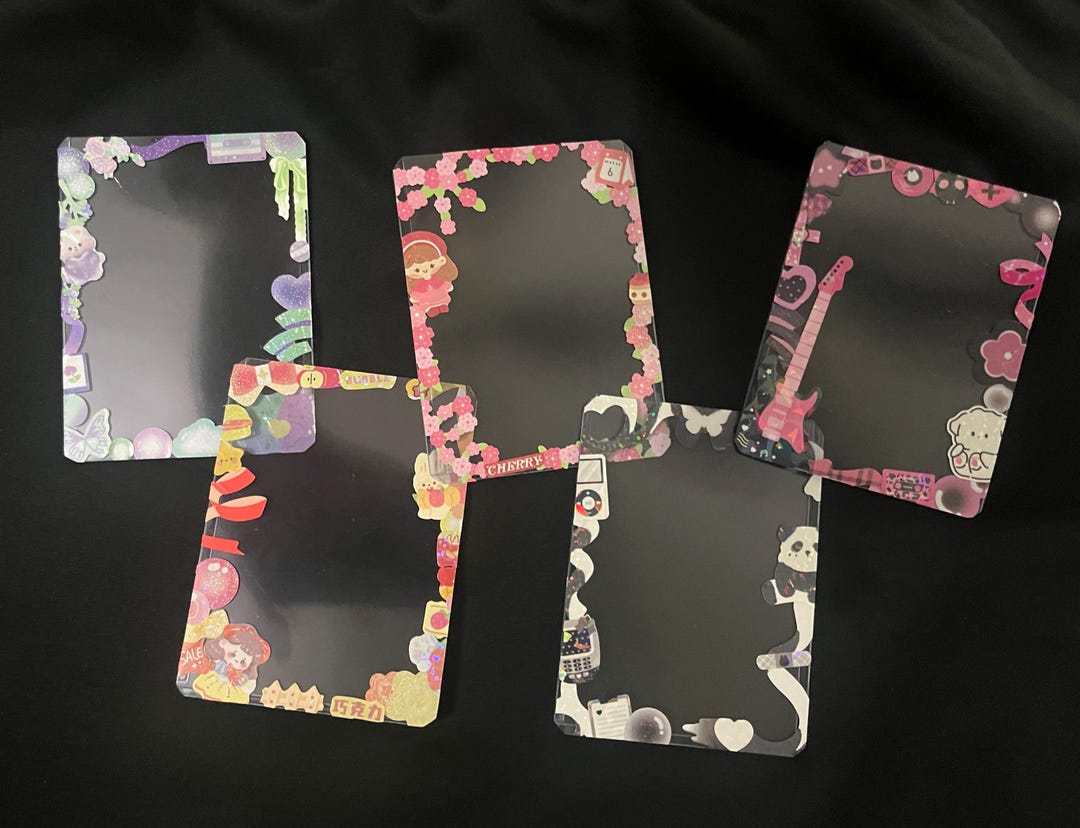 Acrylic Photocard Holders - Etsy