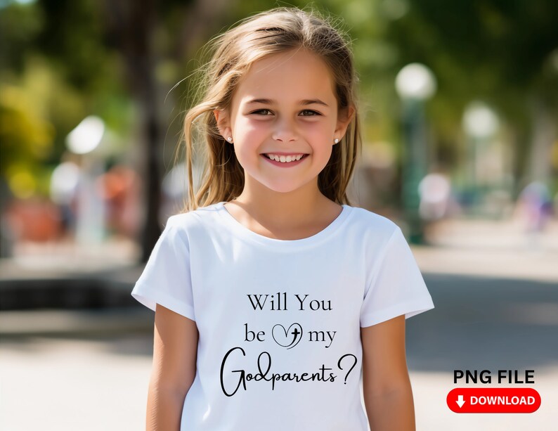 Will You Be My Godparents Png for Godparents Proposal for Baptism and ...
