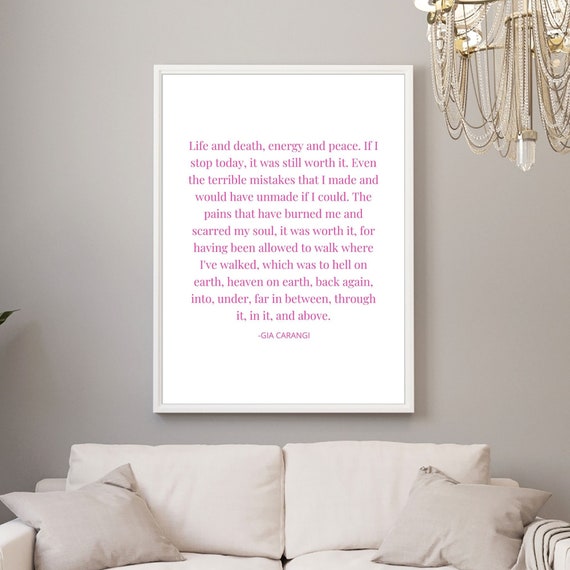 Gia Carangi Quote Christian Dior 1979 Top Model Gia Carangi Fashion