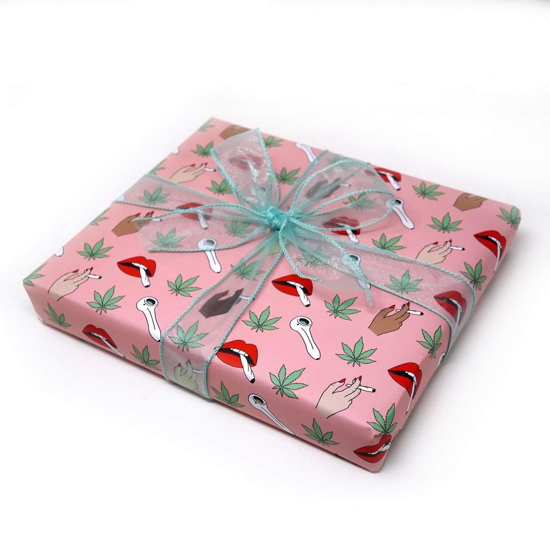 Weed Wrapping Paper 420 Wrapping Paper Weed Lover Gift Gift for Weed ...