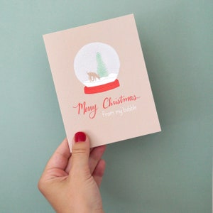 Social Distancing Christmas Card Social Distancing Holiday Card 2020 ...