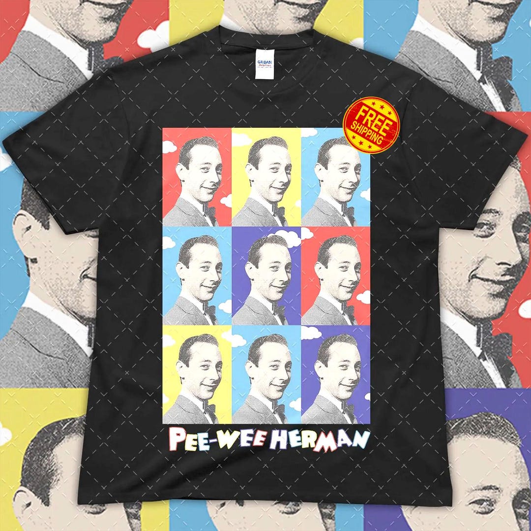 Pee Wee Hermans Vintage Rock Style T-shirt, Soft Tee Shirt for Fans ...