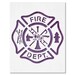 Fire Department Stencil Reusable Stencil for Home Decor, Art, Craft ...