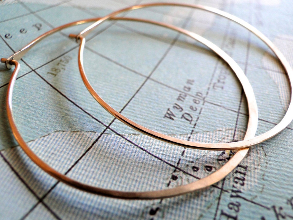 Big Gold Hoops Gold Hoop Earrings - Etsy