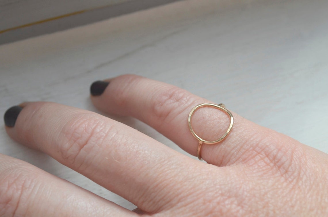 Circle Ring - Etsy