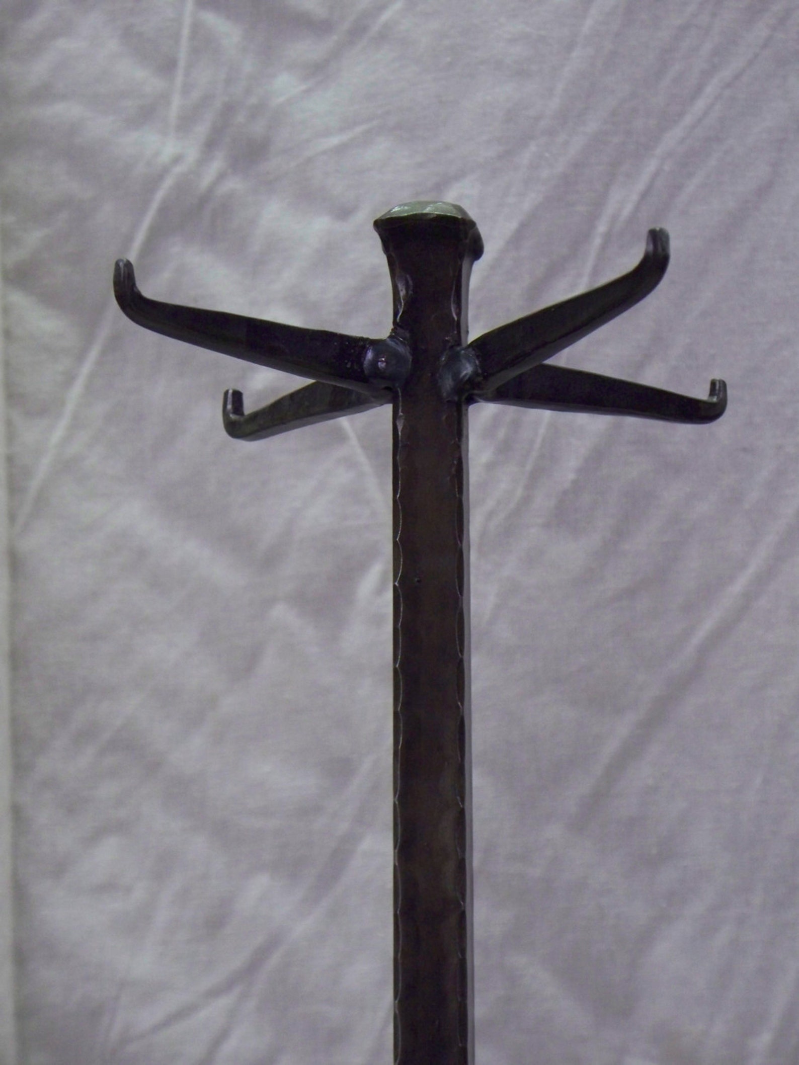 Hand Forged Wrought Iron Fireplace Tool Stand W/twist .... - Etsy