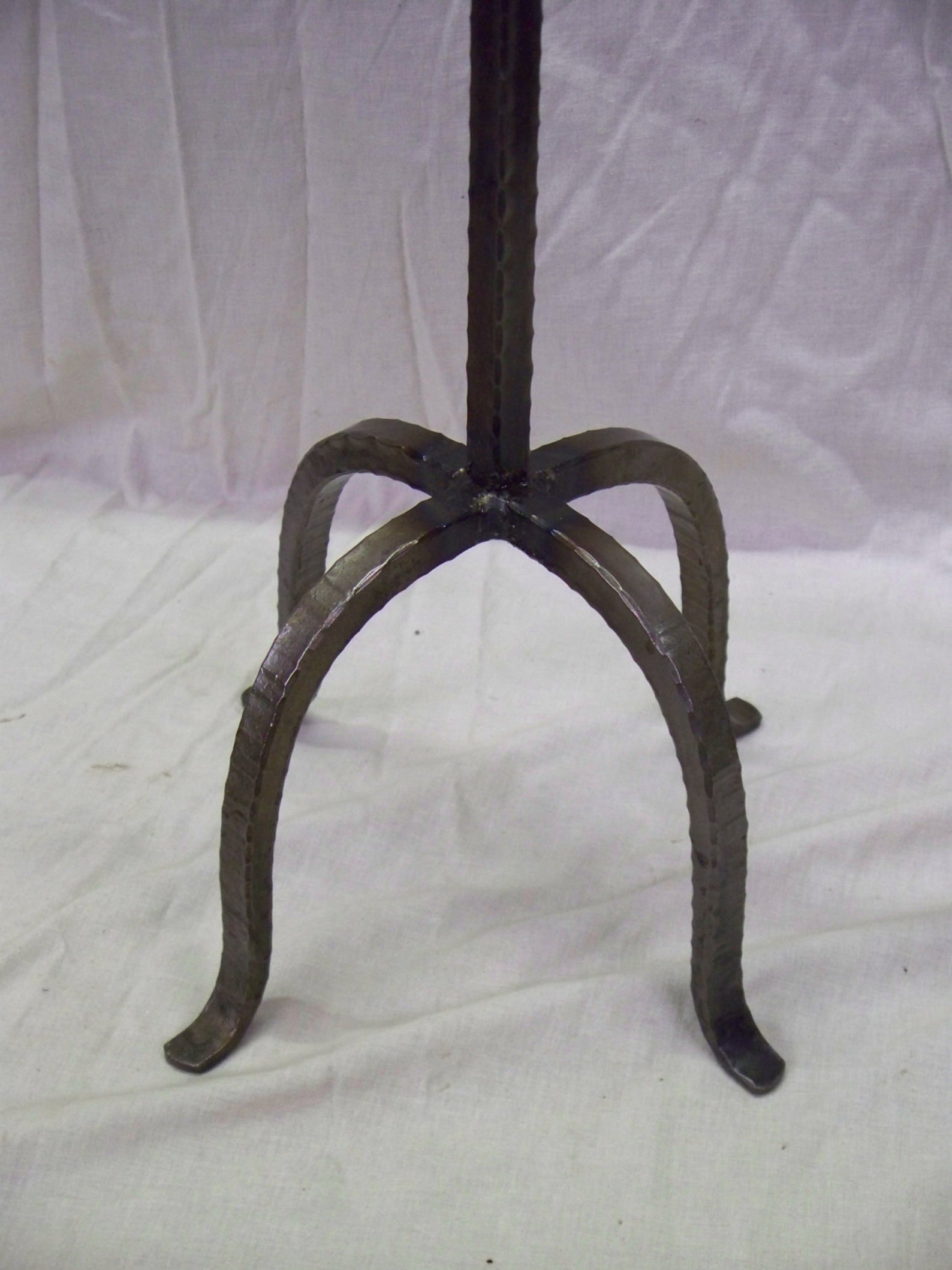Hand Forged Wrought Iron Fireplace Tool Stand W/twist .... - Etsy