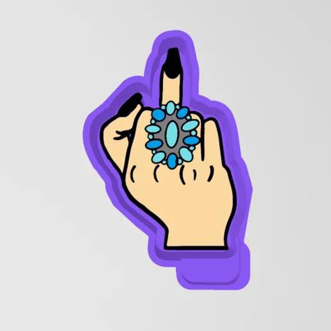 Middle Finger Mold - Etsy