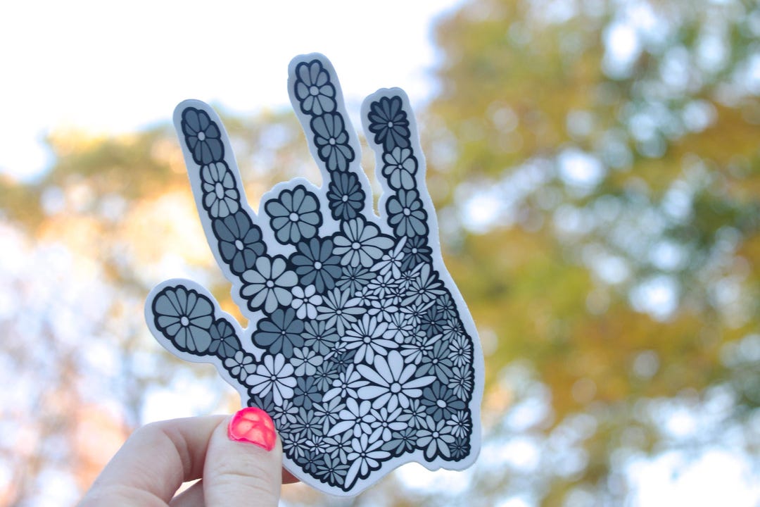 Flower Bolt Jerry Inspired Sticker - Etsy