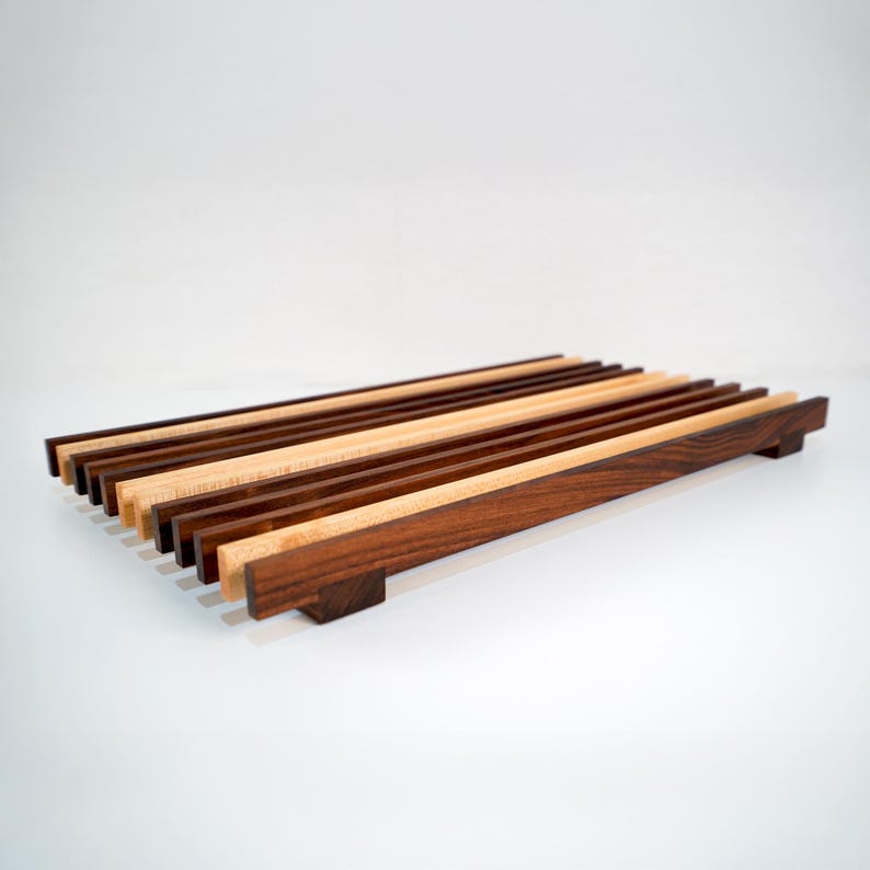 Designed in New York North American Hardwood Dessert Grill Rack. L 18 ...