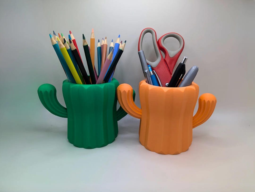 Cactus Pen Holder - Etsy