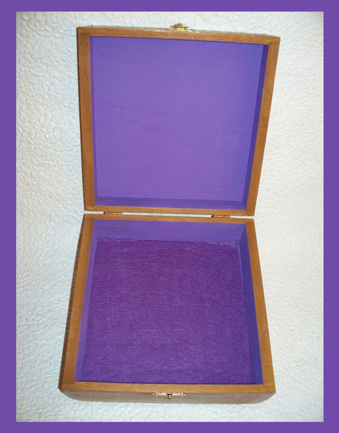 Floral Jewelry Box Lavender Flowers - Etsy