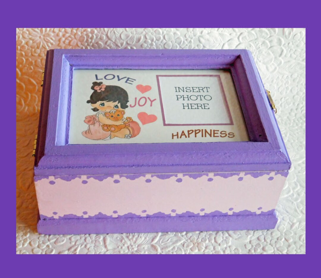 Baby Girl Music Memory Box 2 Keepsake Box Plays Lullaby - Etsy