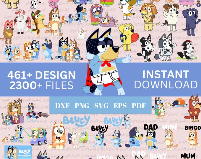 Bluey Print, Bluey, Bingo, Kids Wall Art, Bedroom Wall Art, Kids ...