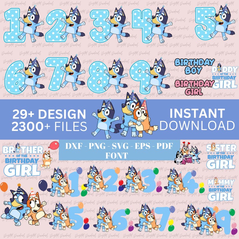 Bluey Svg Cricut - Etsy