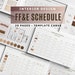 Interior Design Furniture, Fixtures and Finishes Schedule Template ...