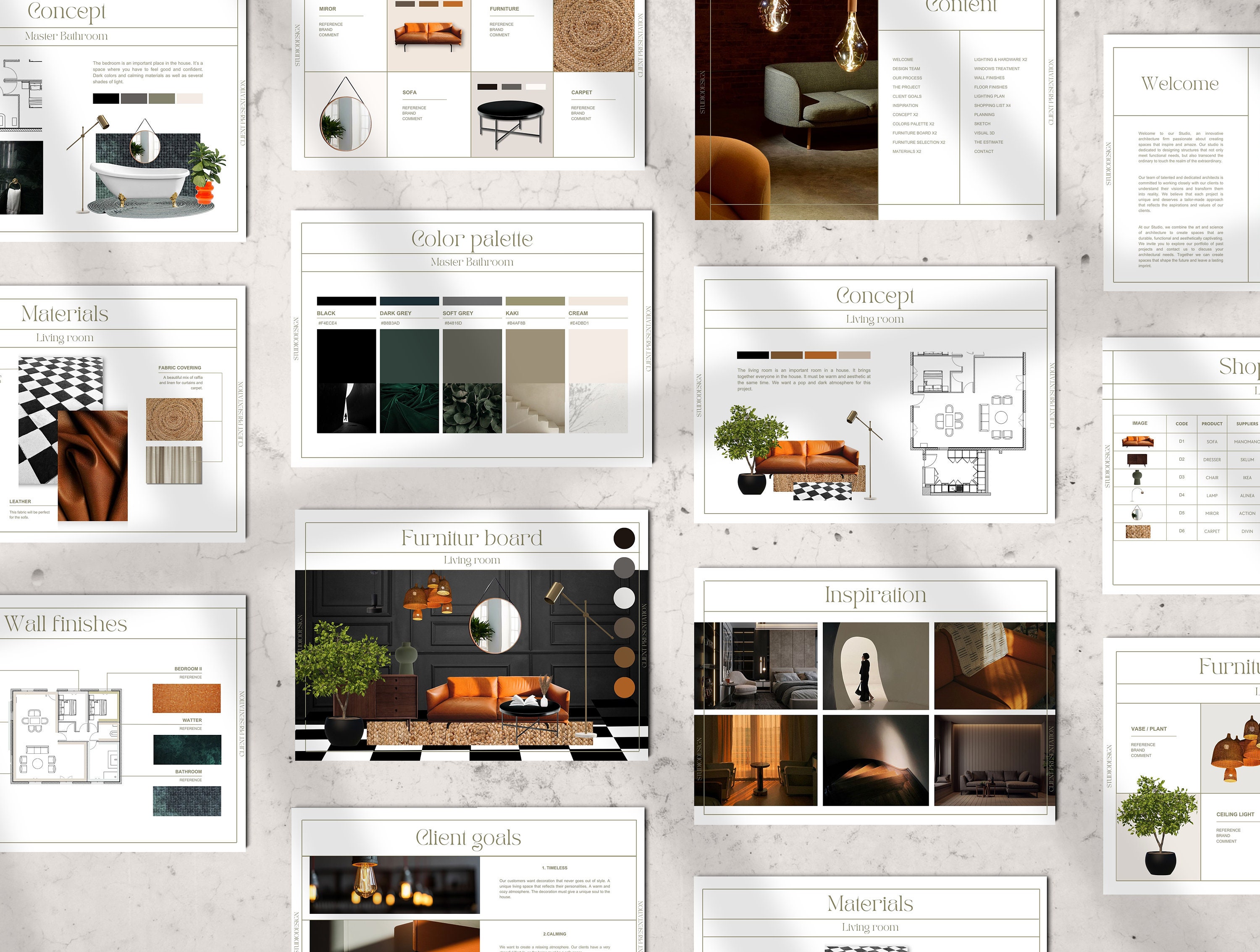 Professional Interior Design Pack, Set for Interior Decorators ...