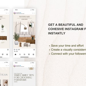 60 Interior Design Instagram Post Templates, Interior Decoration Posts ...