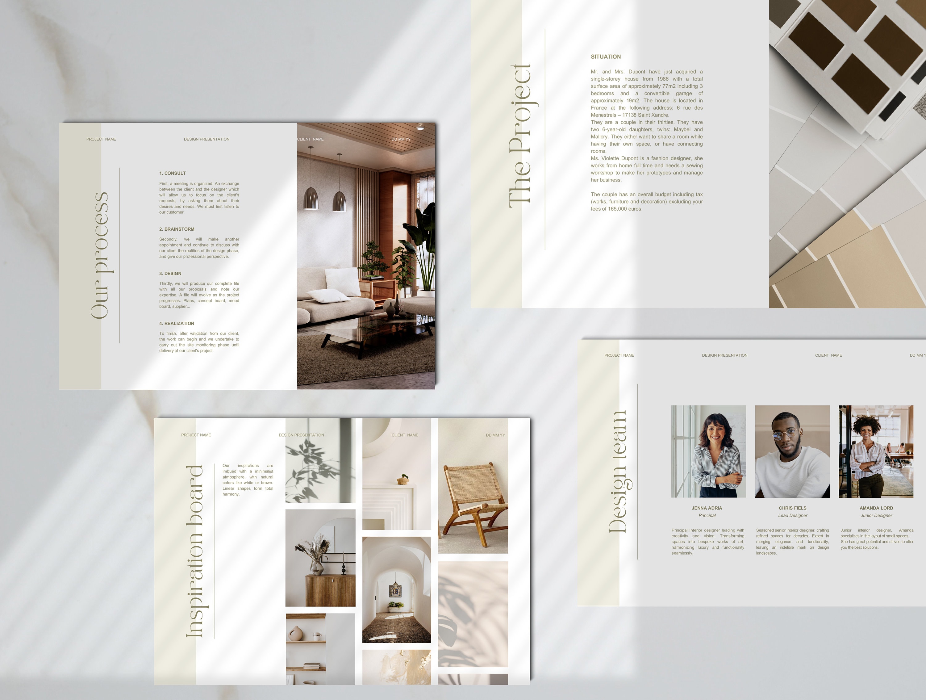 Interior Design Presentation Client L Template Canva Interior Designer ...