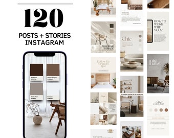 260 Interior Design Instagram Post Templates, Interior Decoration Posts ...