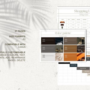 Interior Design Template, Interior Decoration Client Presentation ...