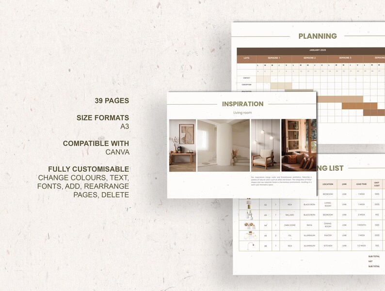 Interior Design Template, Project Proposal, Client Presentation ...