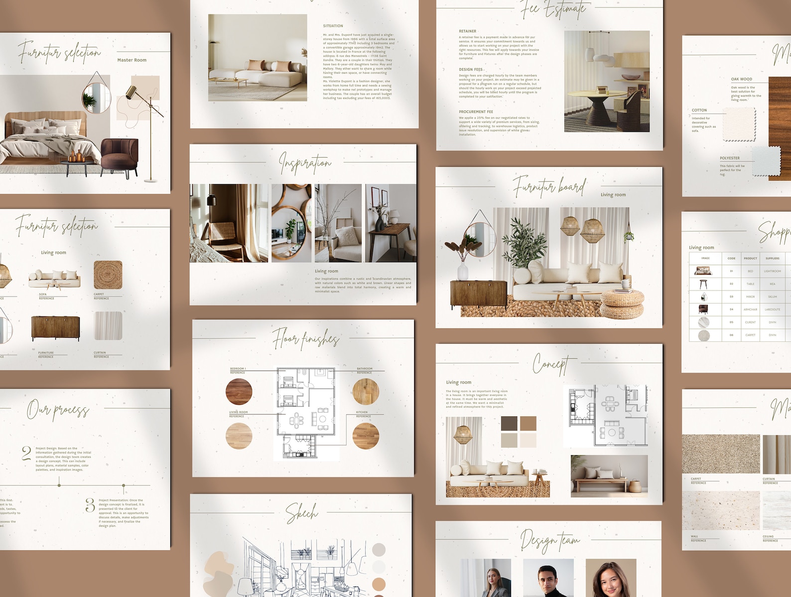 Interior Design Template, Project Proposal, Client Presentation ...