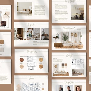 Interior Design Template, Project Proposal, Client Presentation ...