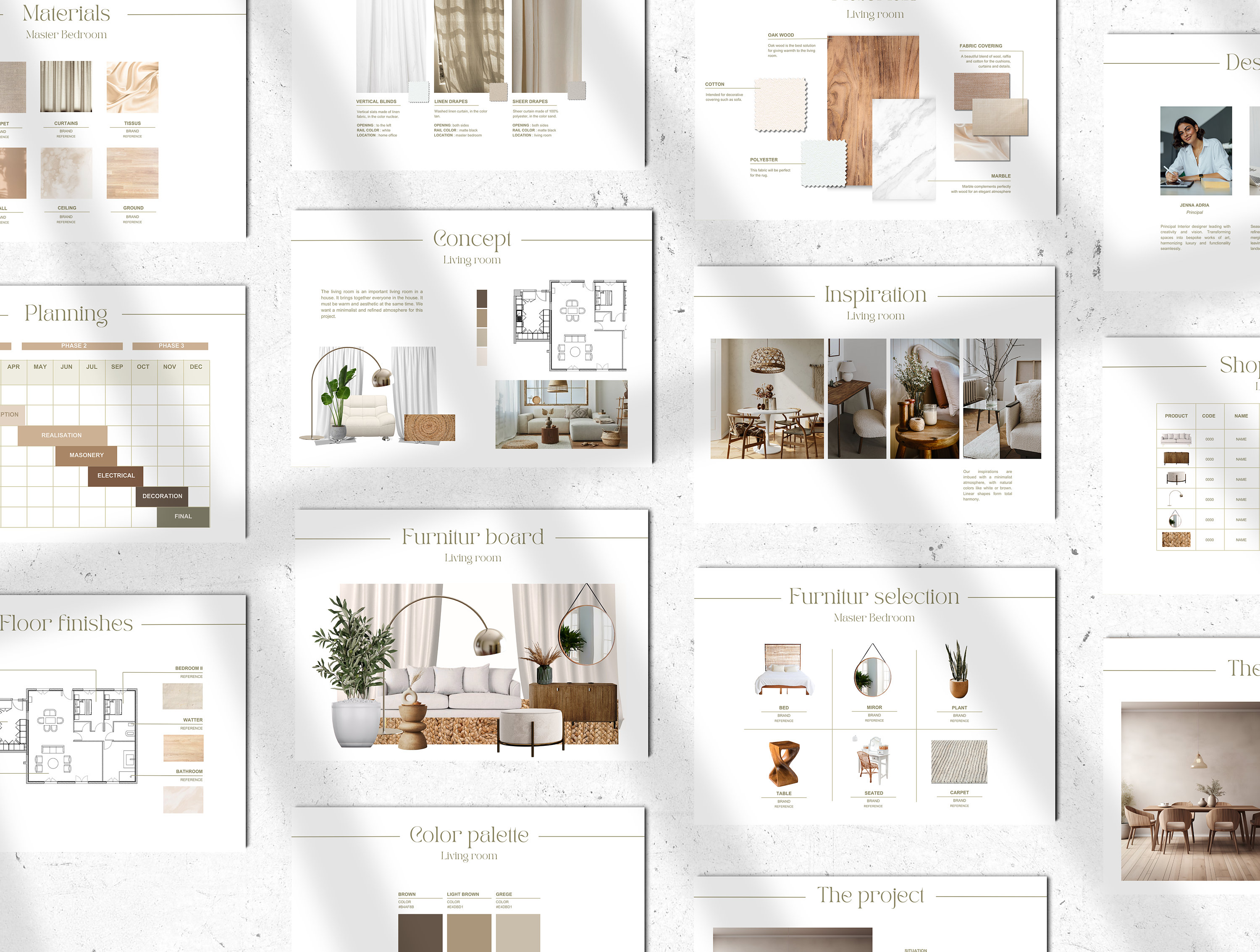 Interior Design Templates Client Presentation | Canva Template ...