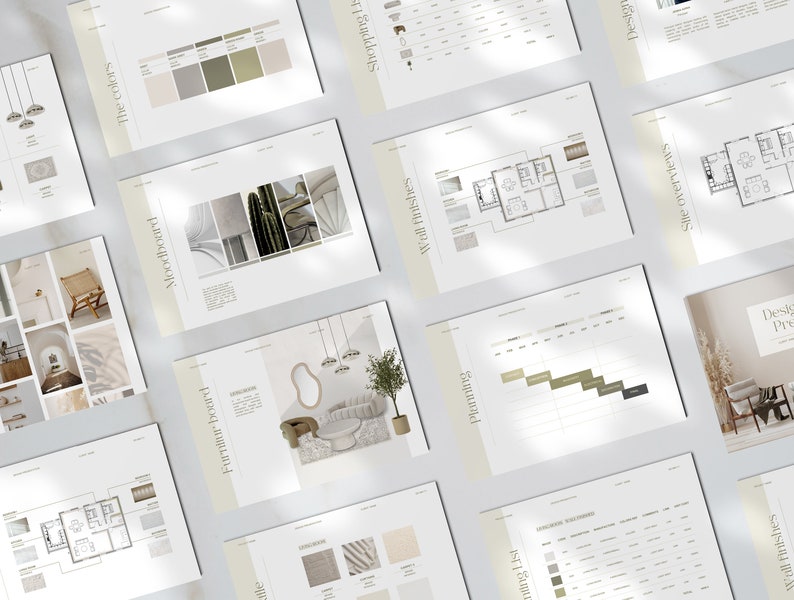 Interior Design Presentation Client L Template Canva Interior Designer ...